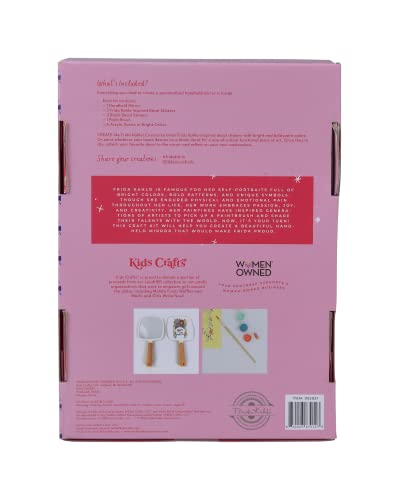 Kids Crafts Create Like Frida: Mirror Painting Kit with Decorative Decal Stickers Arts and Crafts DIY Kit for Girls