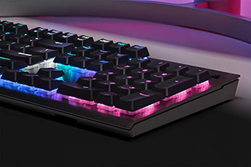 Corsair K60 RGB Pro Low Profile Mechanical Gaming Keyboard - CHERRY MX SPEED Mechanical Keyswitches – Slim and Streamlined Durable Aluminum Frame - Customizable Per-Key RGB Backlighting