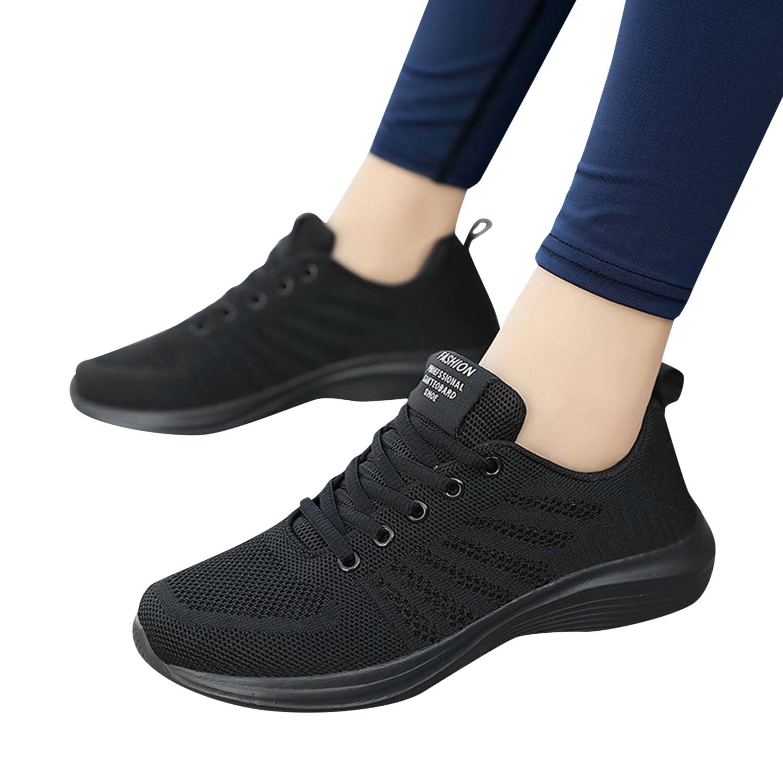 AMDBEL Sneakers for Women White,White Leather Sneakers for Women,Women's Walking Shoes Tennis Sneakers Casual Lace Up Lightweight Running Shoes #