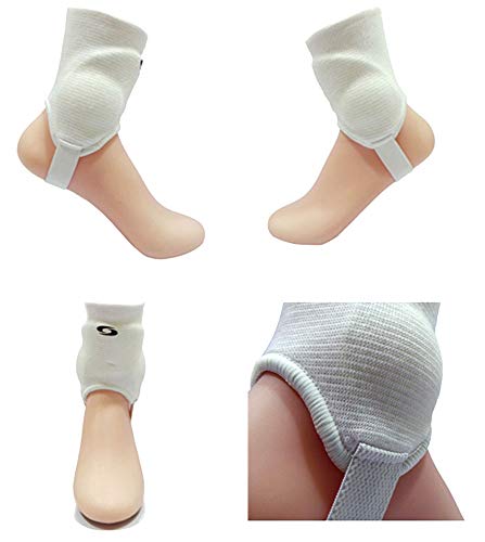 Ankle guards (x 1 Pair Shield Protector Dual Sided Pads for Soccer Football (White Color)
