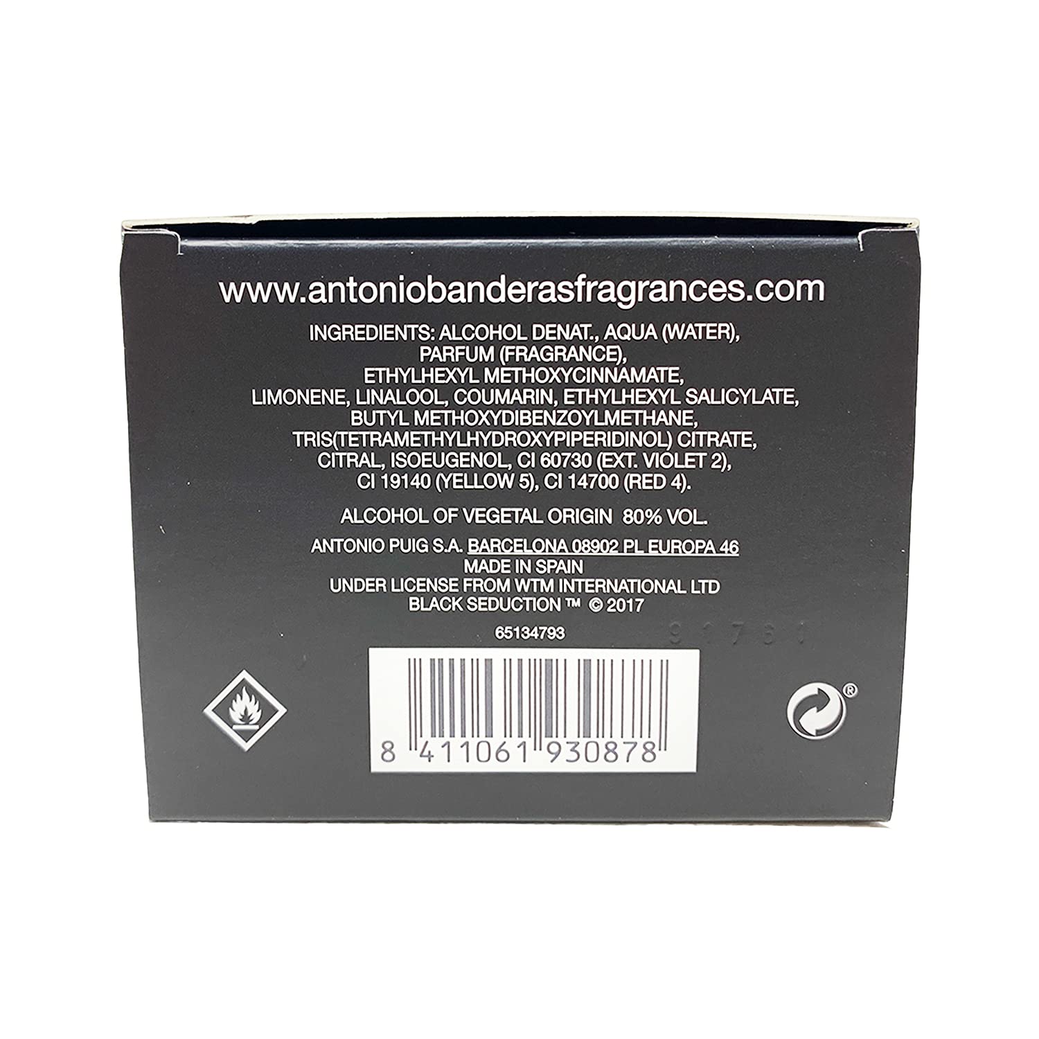 Seduction In Black by Antonio Banderas Eau De Toilette Spray 6.8 oz (Men)
