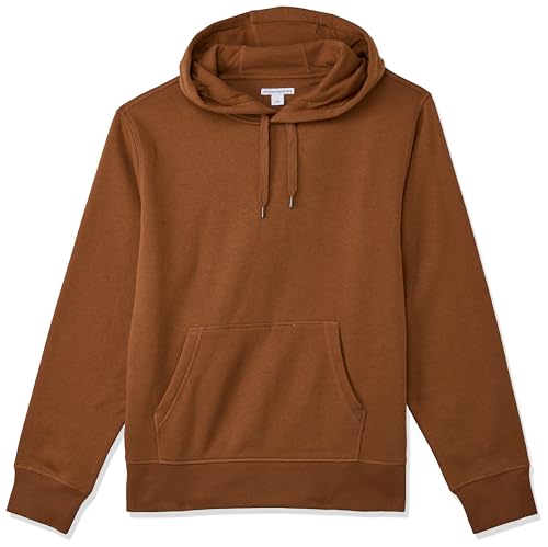 Amazon Essentials Men's Fleece Hoodie (Available in Big & Tall), Toffee Brown, Large