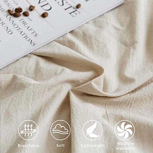 ETDIFFE Beige Comforter Set Queen Size, 3 Piece Aesthetic Modern Bedding Set - Soft & Lightweight All Season Microfiber Down Alternative Bed Comforter with 2 Pillow Shams for Women Men