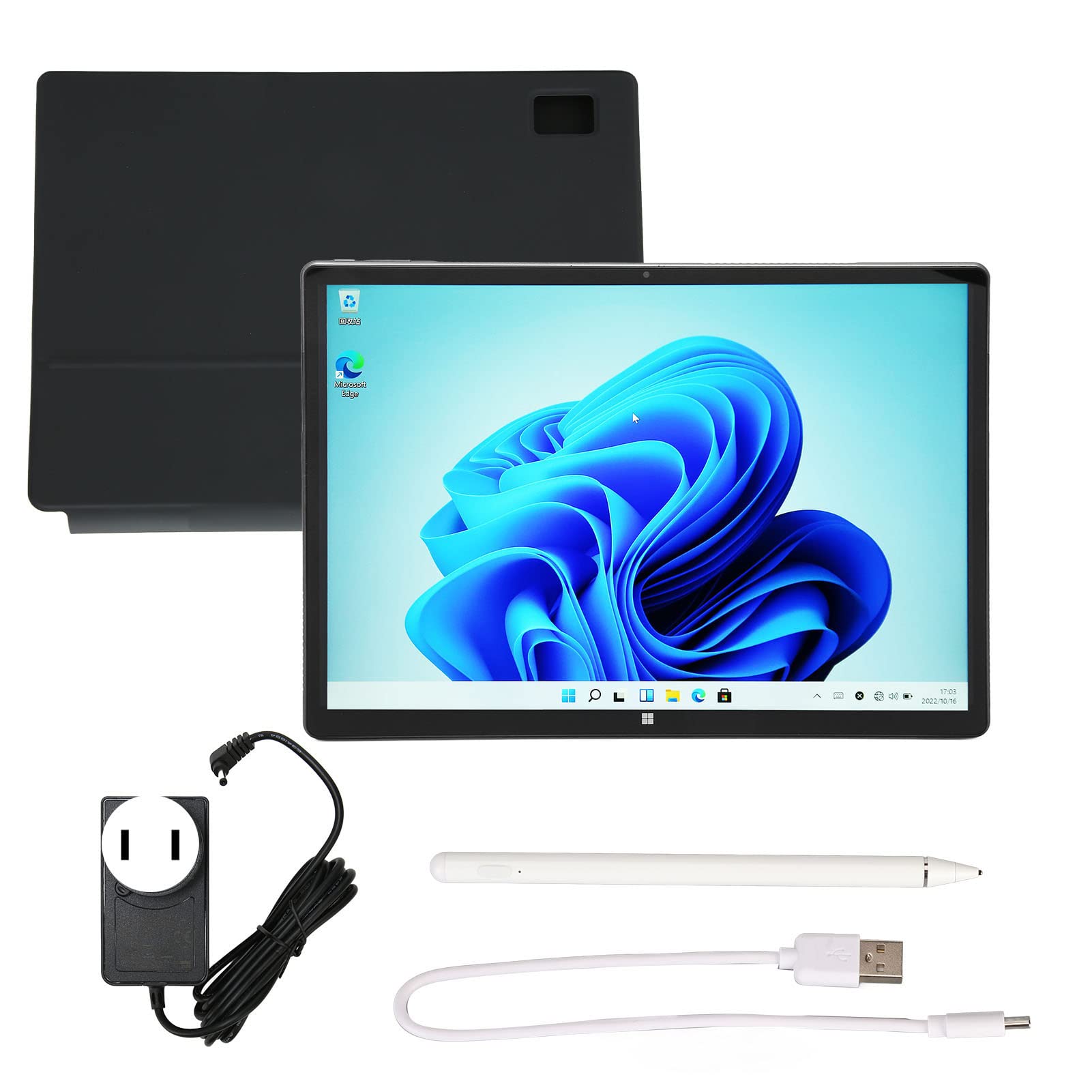 AMONIDA Gaming Tablet, Magnetic Keyboard 2.0GHz CPU Dual Camera 5200mAh 16GB DDR4 1TB SSD HD Tablet 13 Inch Touch Screen for Office (US Plug)