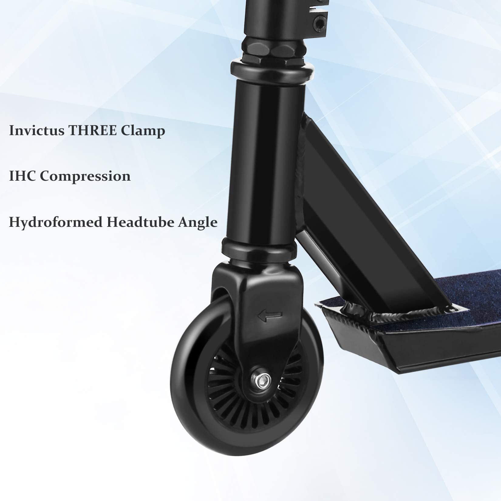 Hikole Pro Scooter for Kids Boys Girls Teens 8 Years and Up- Freestyle Tricks Scooter - Entry Level Stunt Scooter for Skatepark Street Tricks