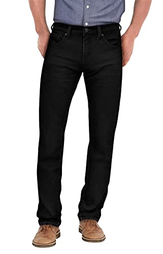 ETHANOL Mens Super Comfy Slim Stretch Jersey Denim Jean AKP44074SK Black 30