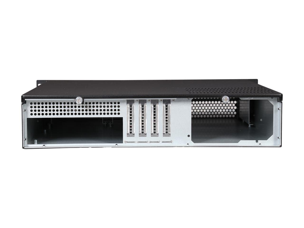 iStarUSA Group 2U Compact Rackmount 2 X 5.25 (D-214-MATX) , Black