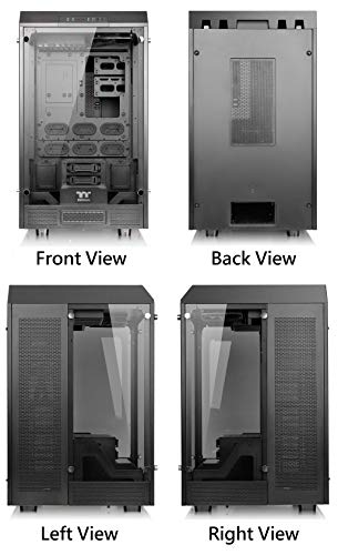 Thermaltake Tower 900 Black Edition Tempered Glass Fully Modular E-ATX Vertical Super Tower Computer Chassis CA-1H1-00F1WN-00