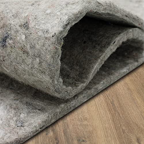 Mohawk Home 8' x 10' 1/4 Rug Pad 100% Felt Protective Cushion, Premium Comfort Underfoot – Safe for All Floors