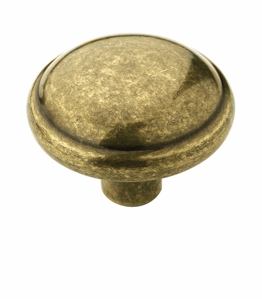 Amerock BP53000BB Allison Value 1-1/4 in (32 mm) Diameter Burnished Brass Cabinet Knob