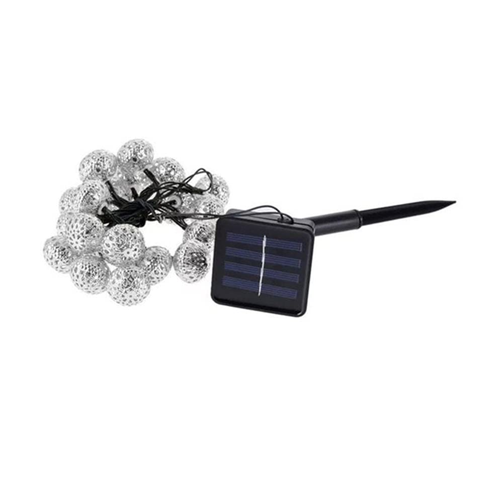 Globe String Lights, 20/30/50 Balls Waterproof LED Fairy Lights, Outdoor Starry Lights Solar Powered String Lights, Decorative Lighting for Home, Garden, Party, Festival, Warm White
