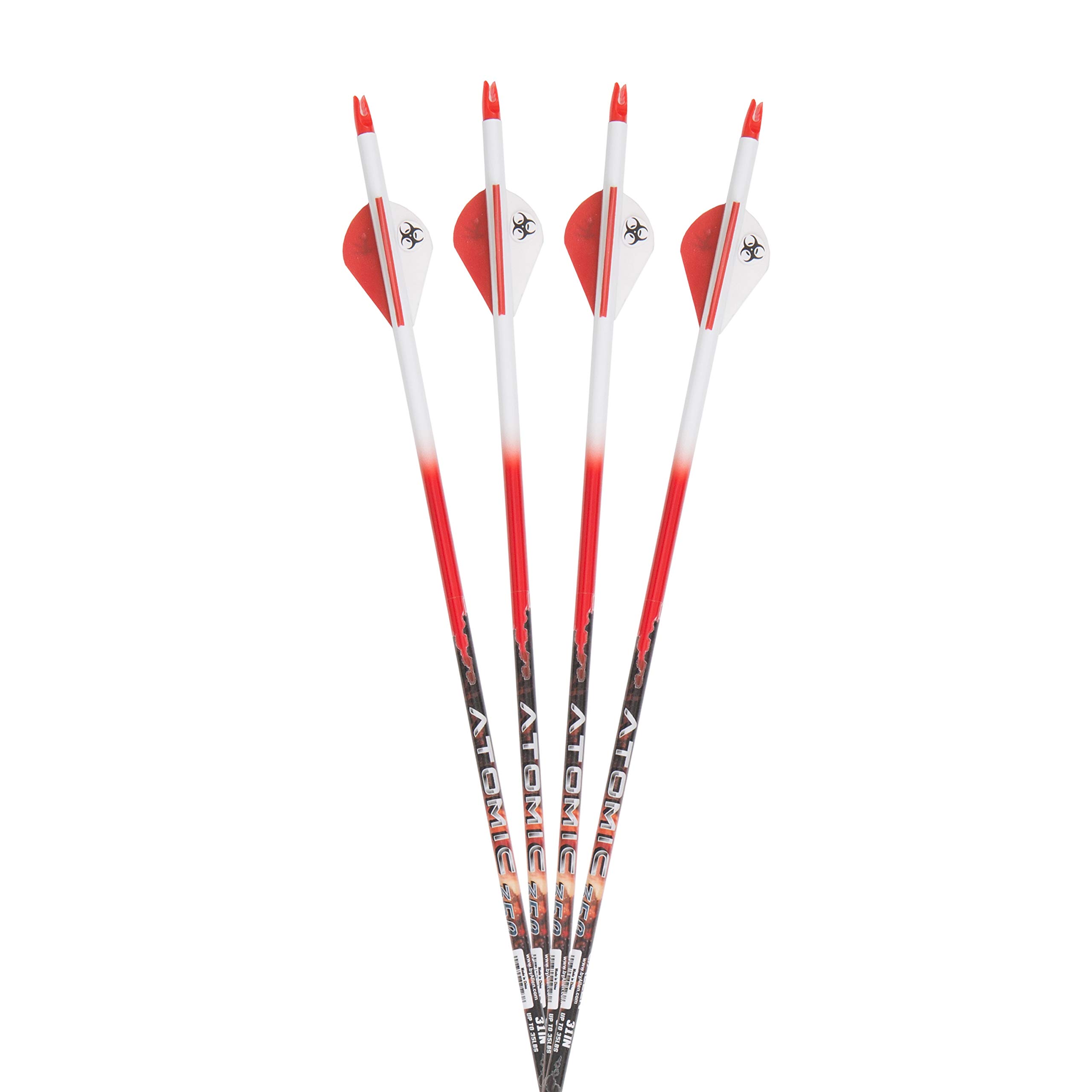 Allen Atomic 29" Carbon Arrows 4 Pack 29"