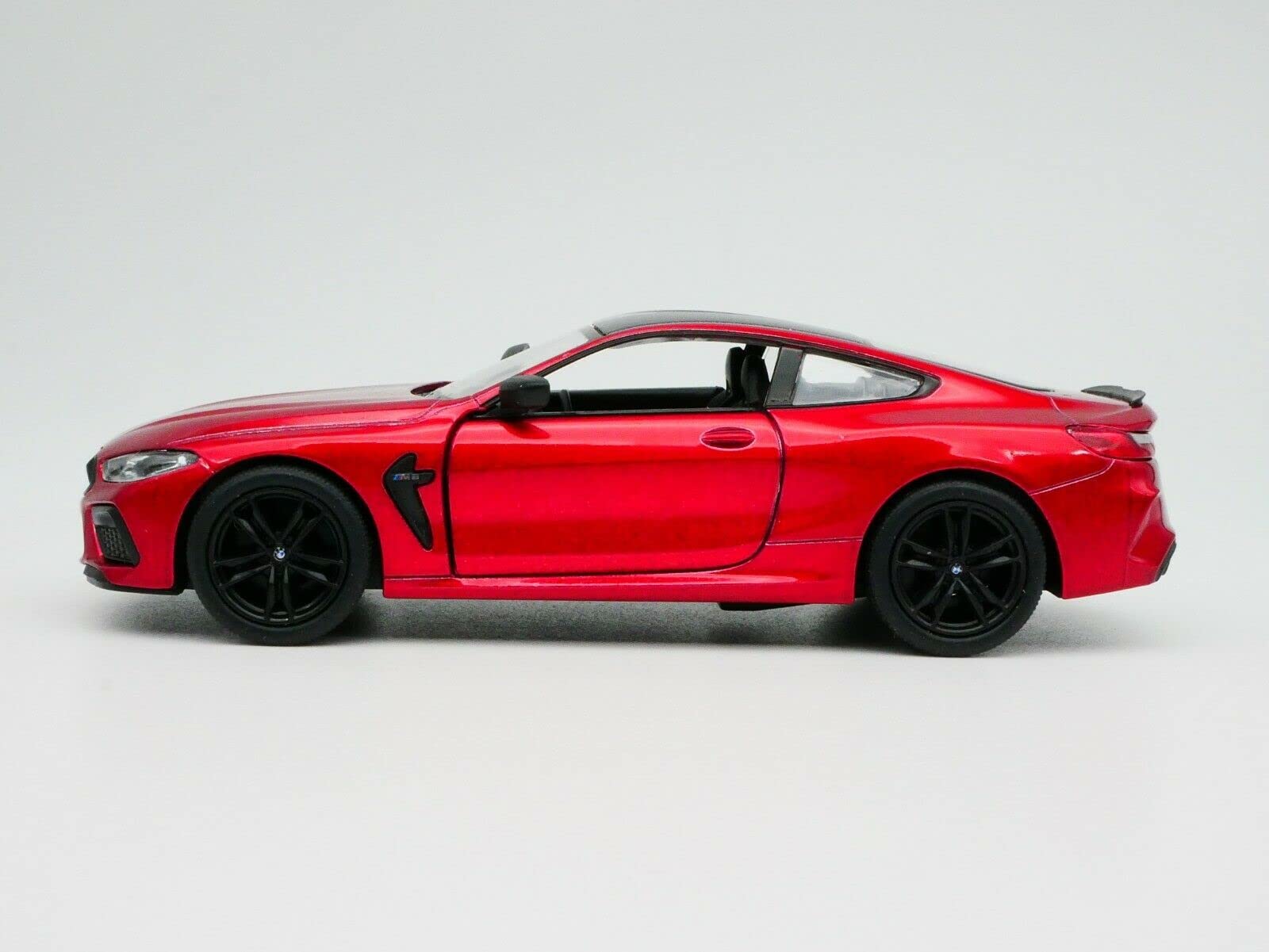 KiNSMART BMW M8 Competition Coupe Red 5" 1:36 Scale Die Cast Metal Model Toy Car w/Pullback Action