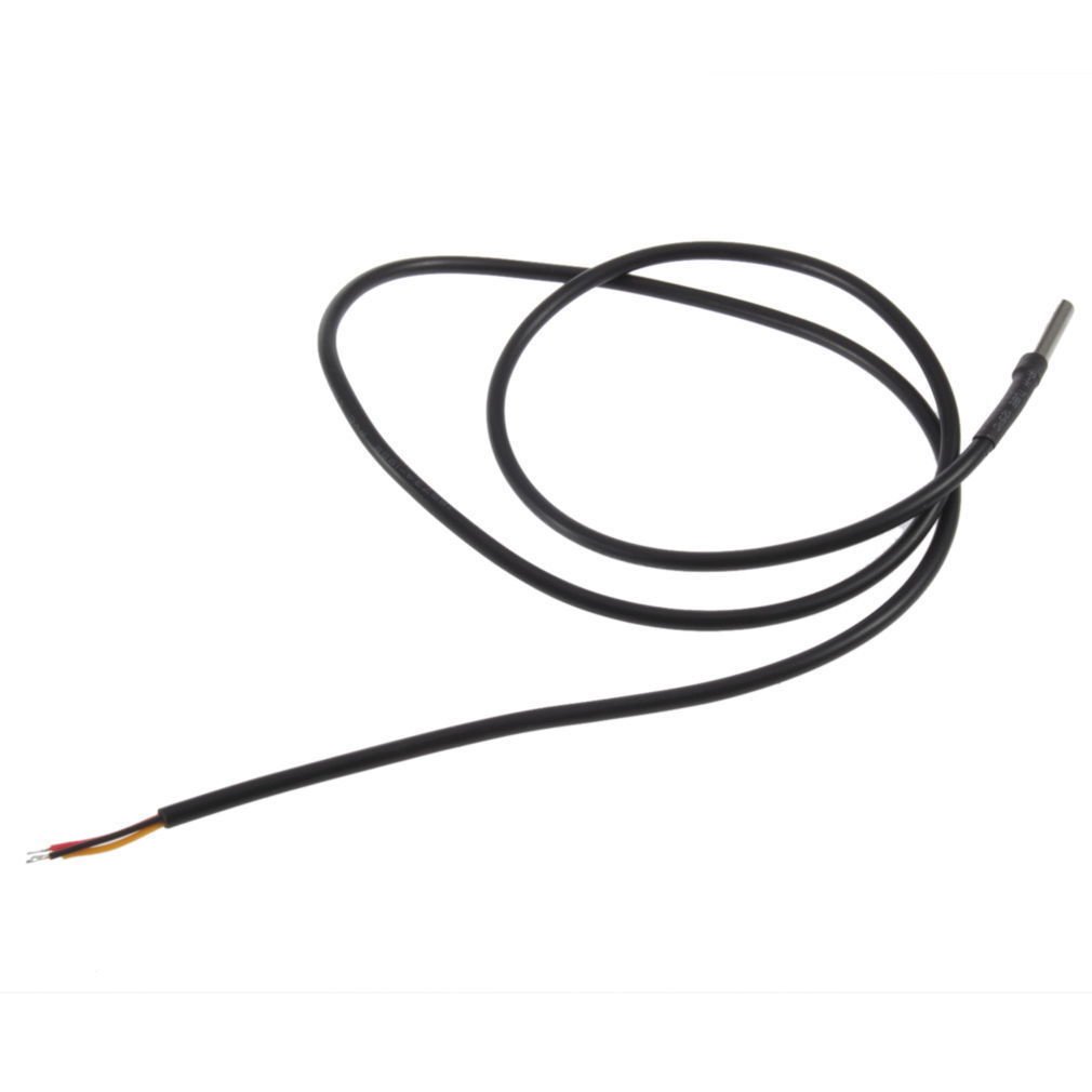 Aideepen 5PCS DS18B20 Waterproof Temperature Sensor Digital Thermal Temp Stainless Steel Tube Probe 3 Meter Cable