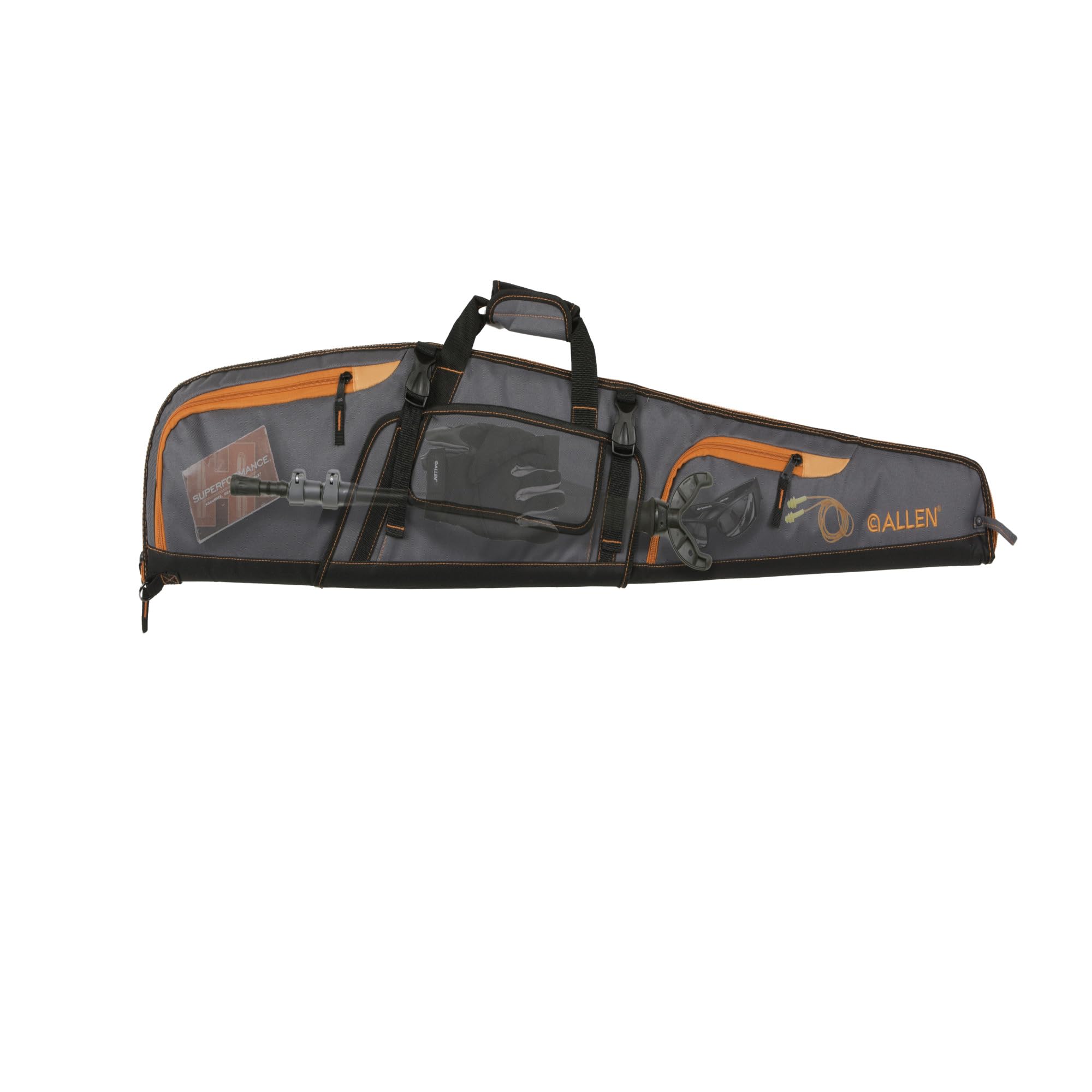 Allen Company Bonanza Gear Fit Rifle Case, 48",Gray/Orange/Black