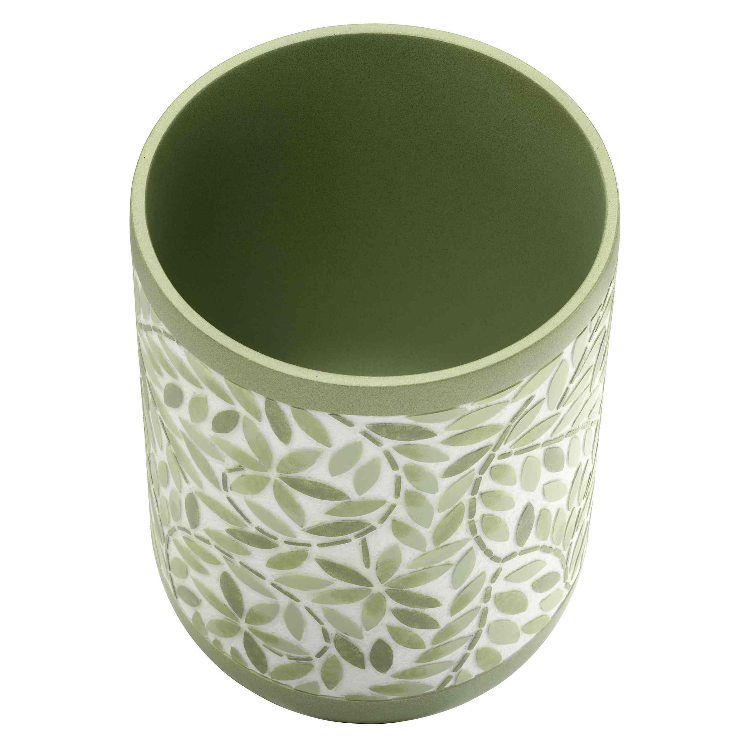 Avanti Linens Accessories Bathroom Essentials, Wastebasket, Green