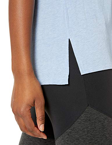 Amazon Essentials Women's Soft Cotton Standard-Fit Yoga Tank (Available in Plus Size) (Previously Core 10), Sky Blue, 2X