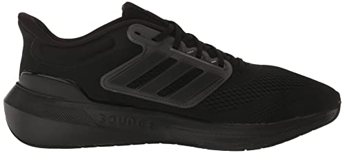 adidas Men's Ultrabounce Running Shoe, Black/Black/Carbon, 10