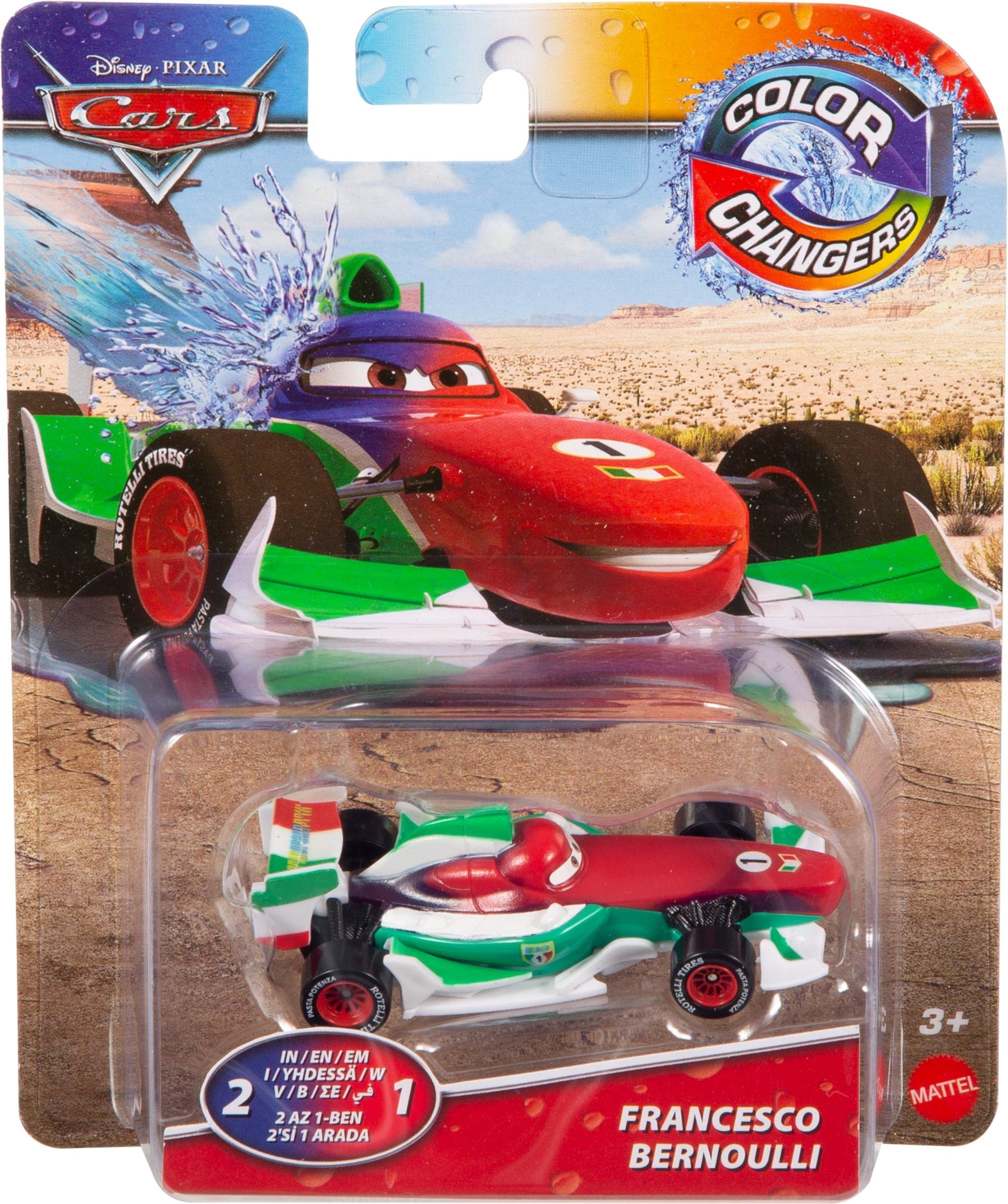 Disney Cars Toys Pixar Cars Color Changers Francesco Bernoulli