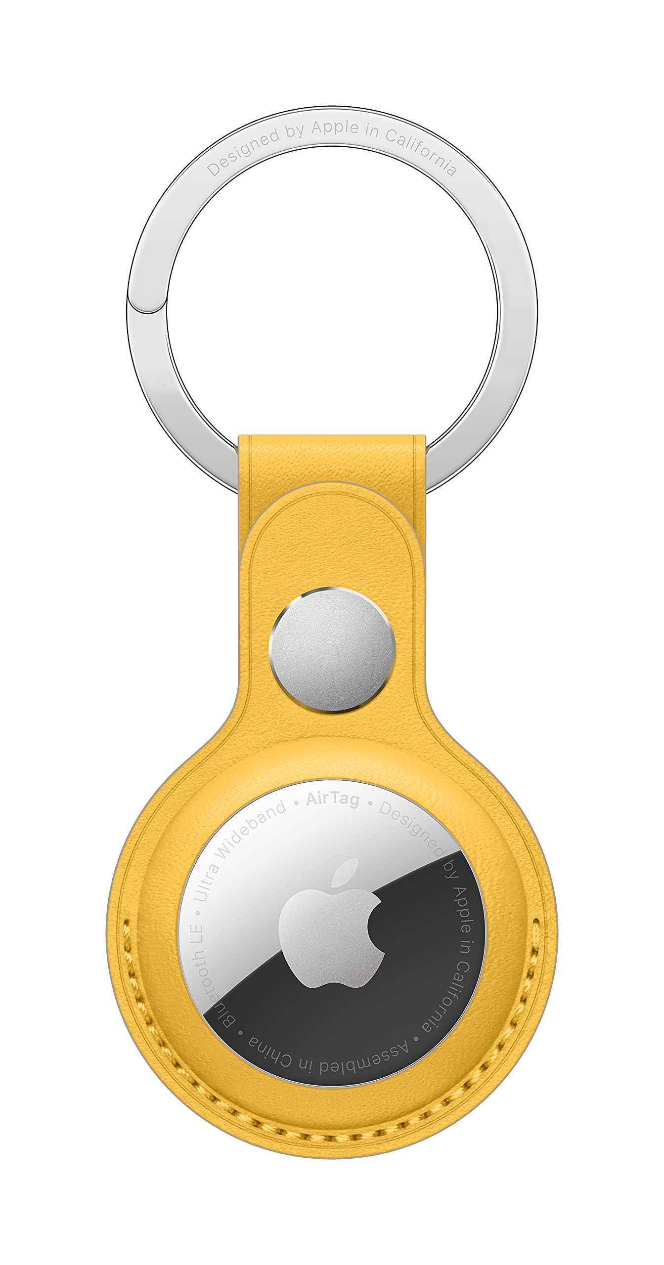 Apple AirTag Leather Key Ring - (Product) RED