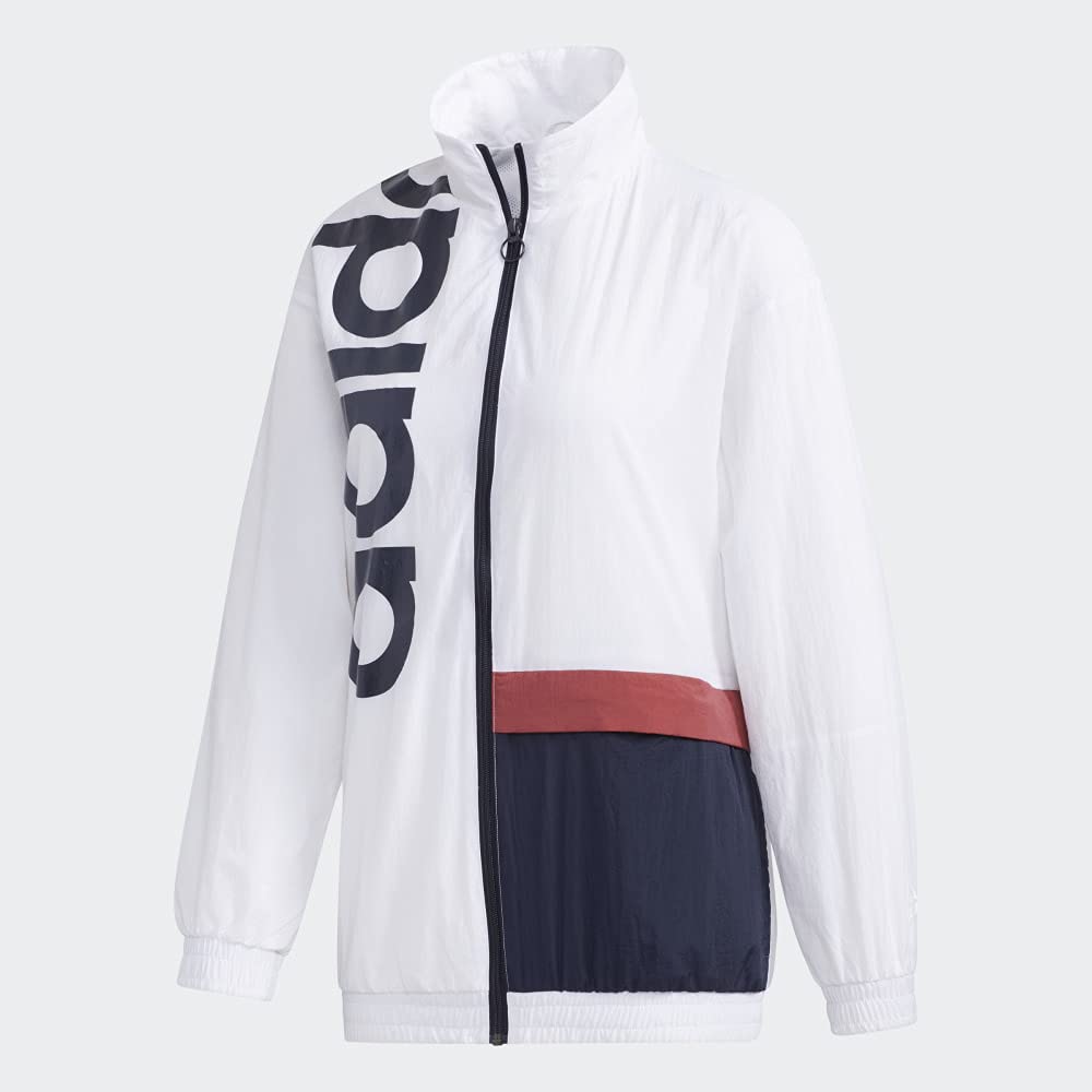 adidas womens New Authentic Track Top White XX-Large