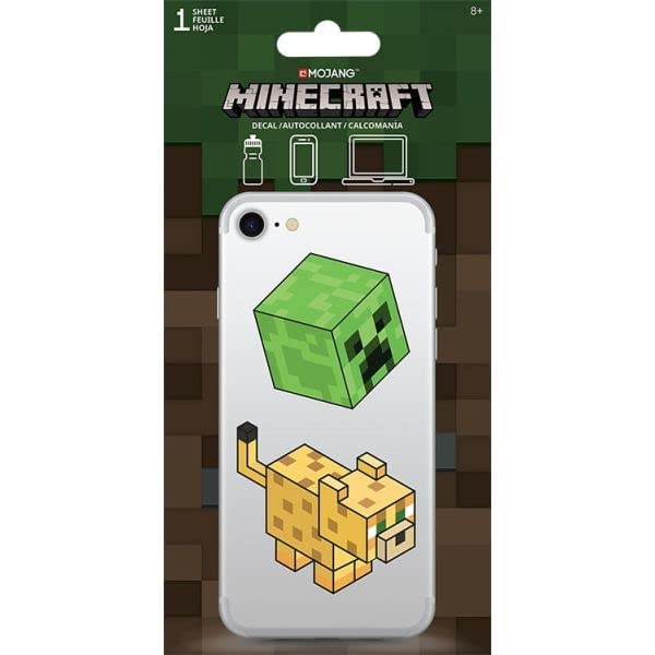 Minecraft Sketchbook Set for Kids, Toddlers ~ 3 Pc Bundle with Minecraft Decals, and More (Minecraft Drawing Pad Activity Kit)