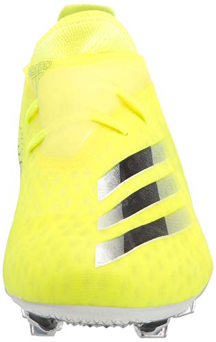 adidas Men's X GHOSTED.2 Soccer Shoe, Solar Yellow/White/Team Royal Blue, 11