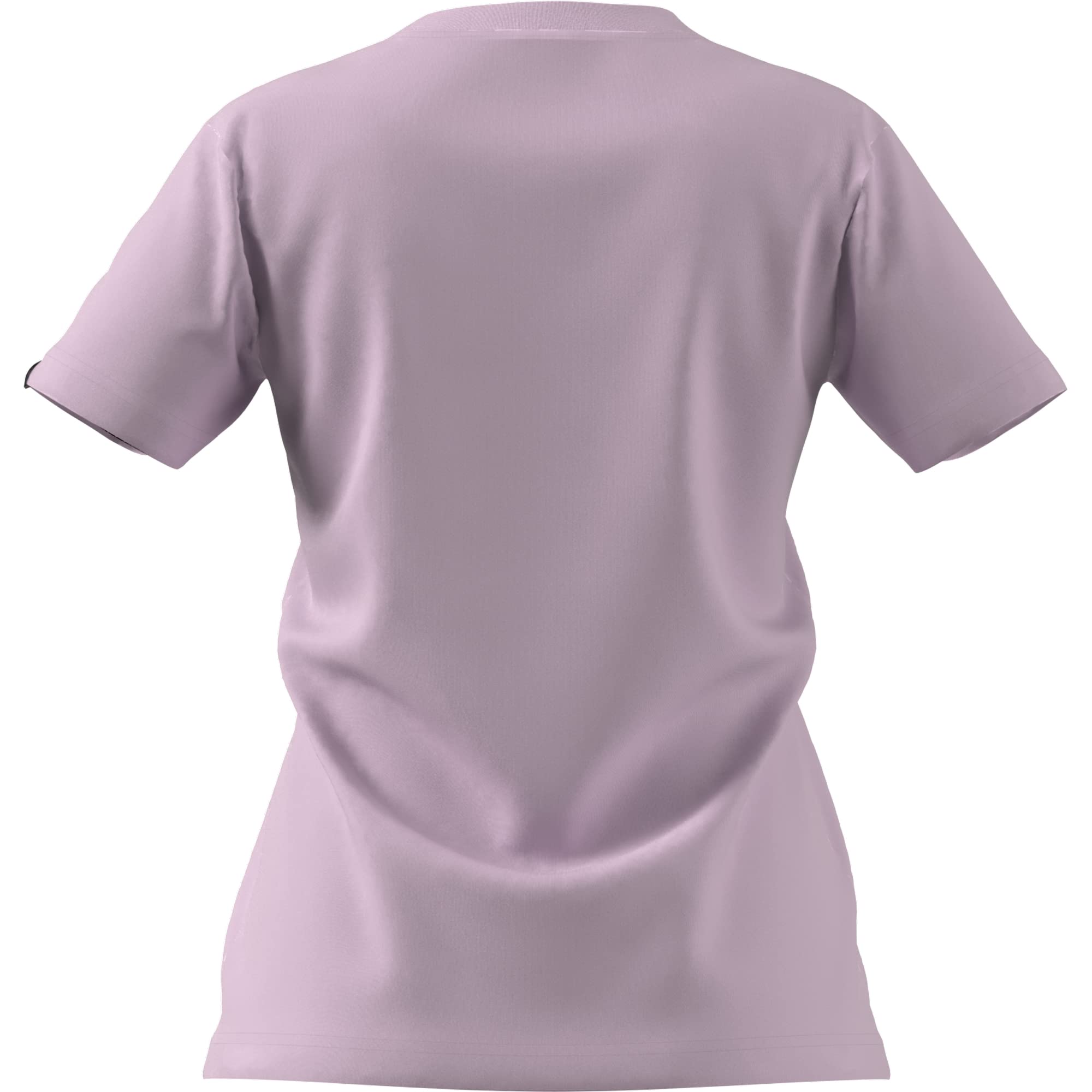 adidas womens OUTLFLORAL Graphic Tee Clear Pink Small