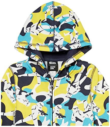 Amazon Essentials Disney | Marvel | Star Wars Toddler Boys' Fleece Zip-Up Hoodie Sweatshirts (Previously Spotted Zebra), Marvel Spider-man, 3T