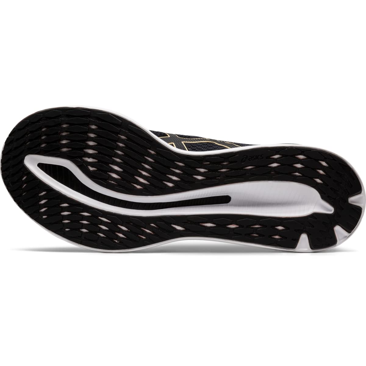 ASICS Men's GlideRide Running Shoes, 11.5, Black/Pure Gold