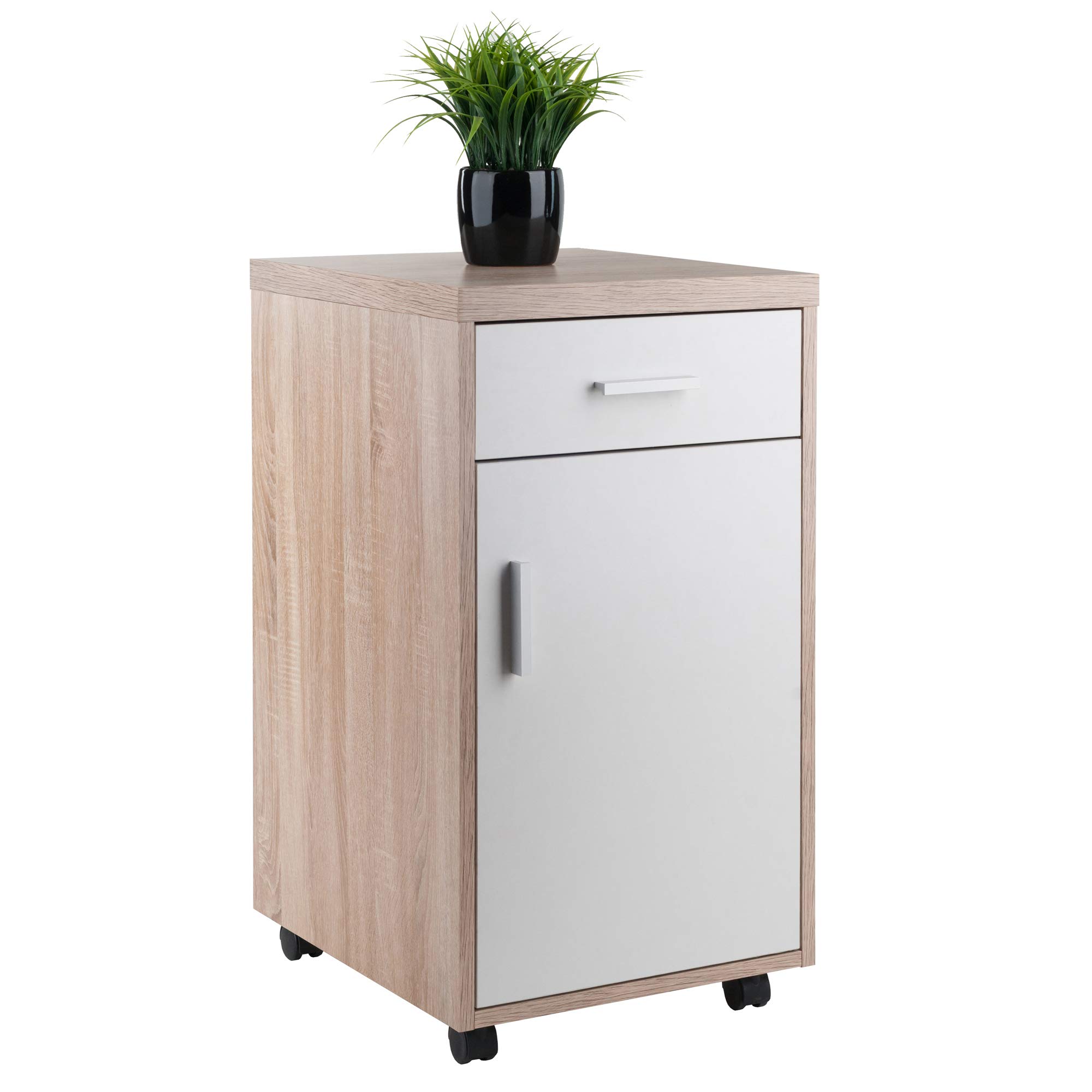 Winsome Wood Kenner Home Office, Reclaimed Wood,White, Large