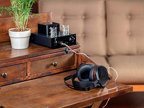 Monolith M1060 Over Ear Planar Magnetic Headphones - Black/Wood With 106mm Driver, Open Back Design, Comfort Ear Pads For Studio/Professional