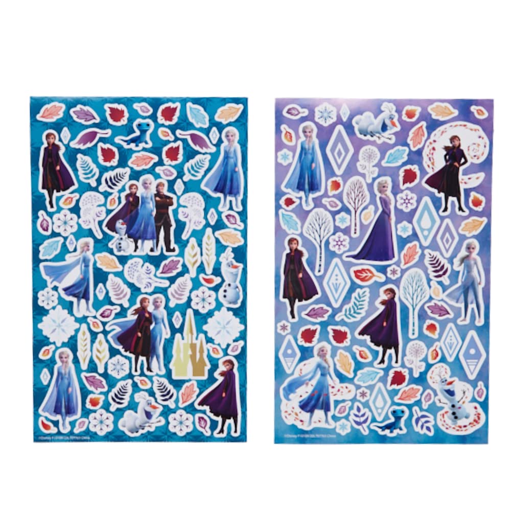 Disney Frozen 2 Elsa and Anna Kids Coloring Art and Sticker Set, 30 Pcs.