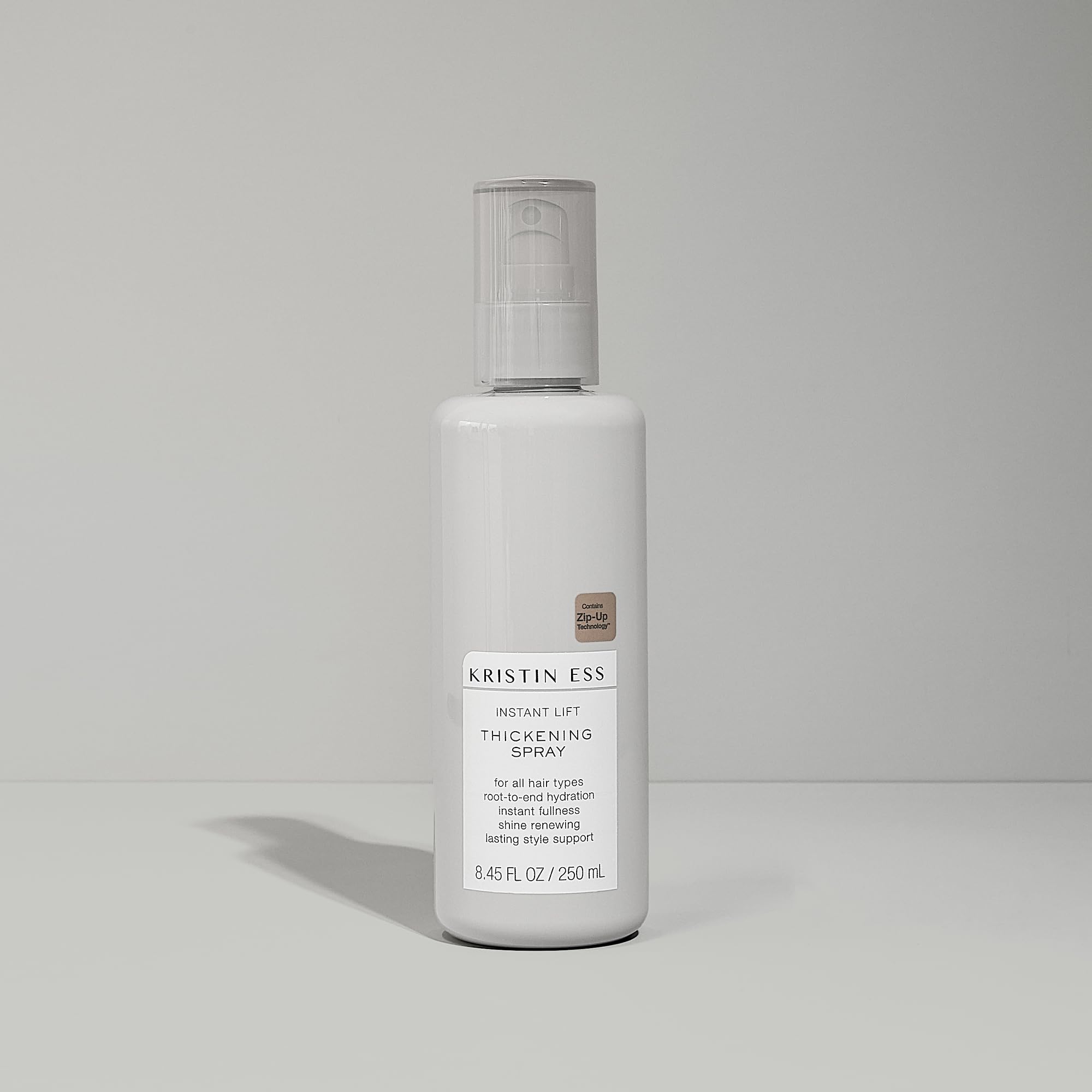 Kristin Ess Hair Instant Lift Thickening Spray for Volume + Fullness on Fine Hair, Shine Renewing, Style Support, Sulfate and Paraben Free, 8.45 fl. oz.