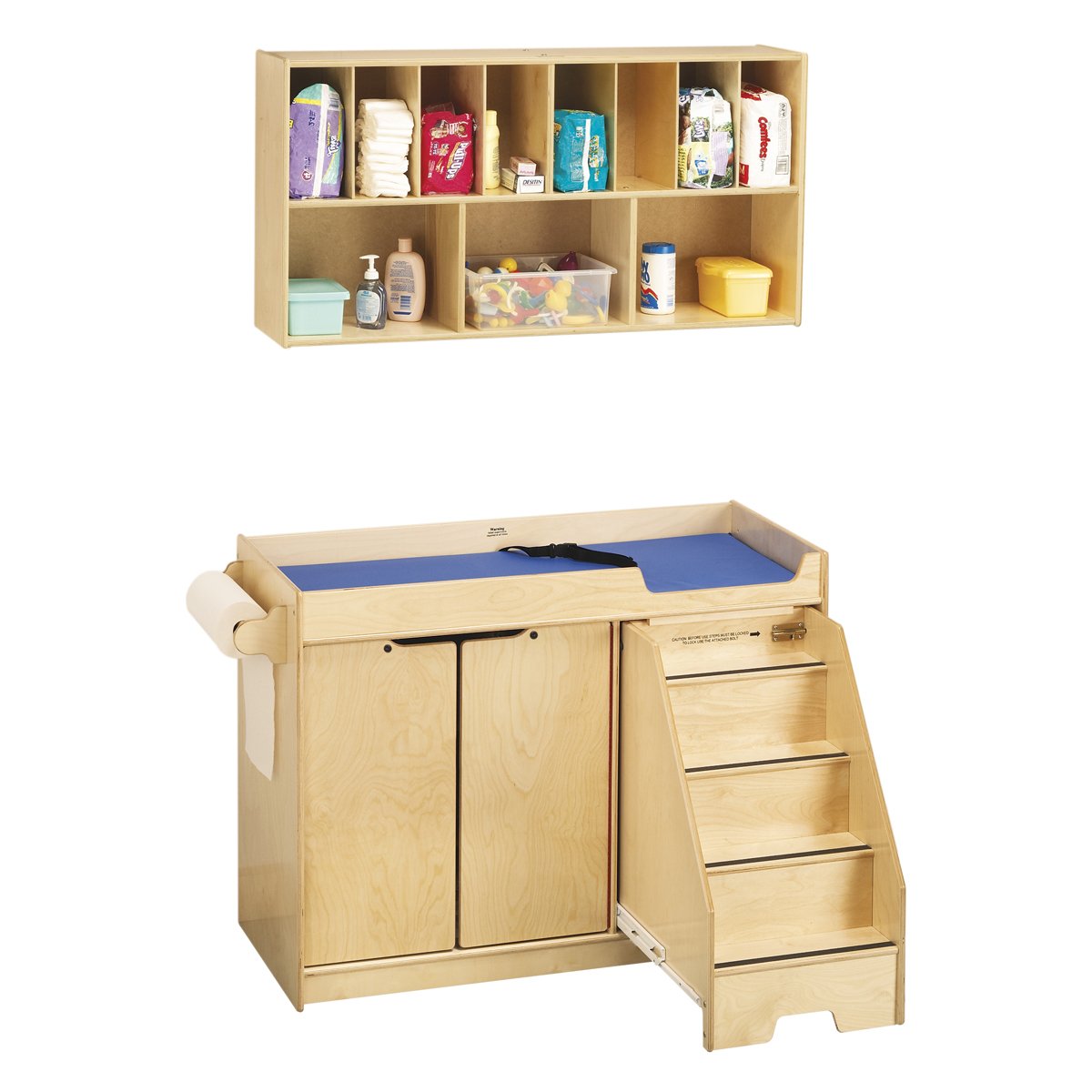 Jonti-Craft 5143JC Changing Table - with Stairs Combo, Right