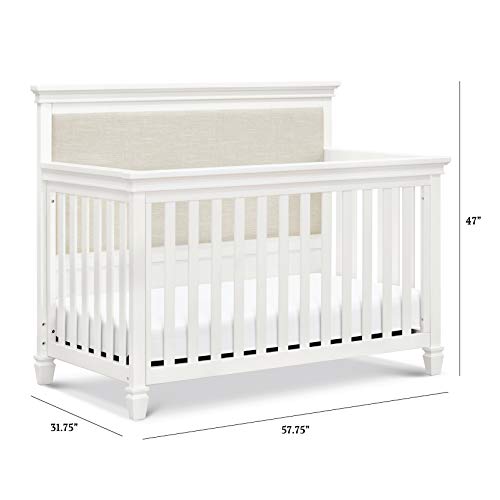 NAMESAKE Darlington 4-in-1 Convertible Crib in Warm White, Greenguard Gold Certified