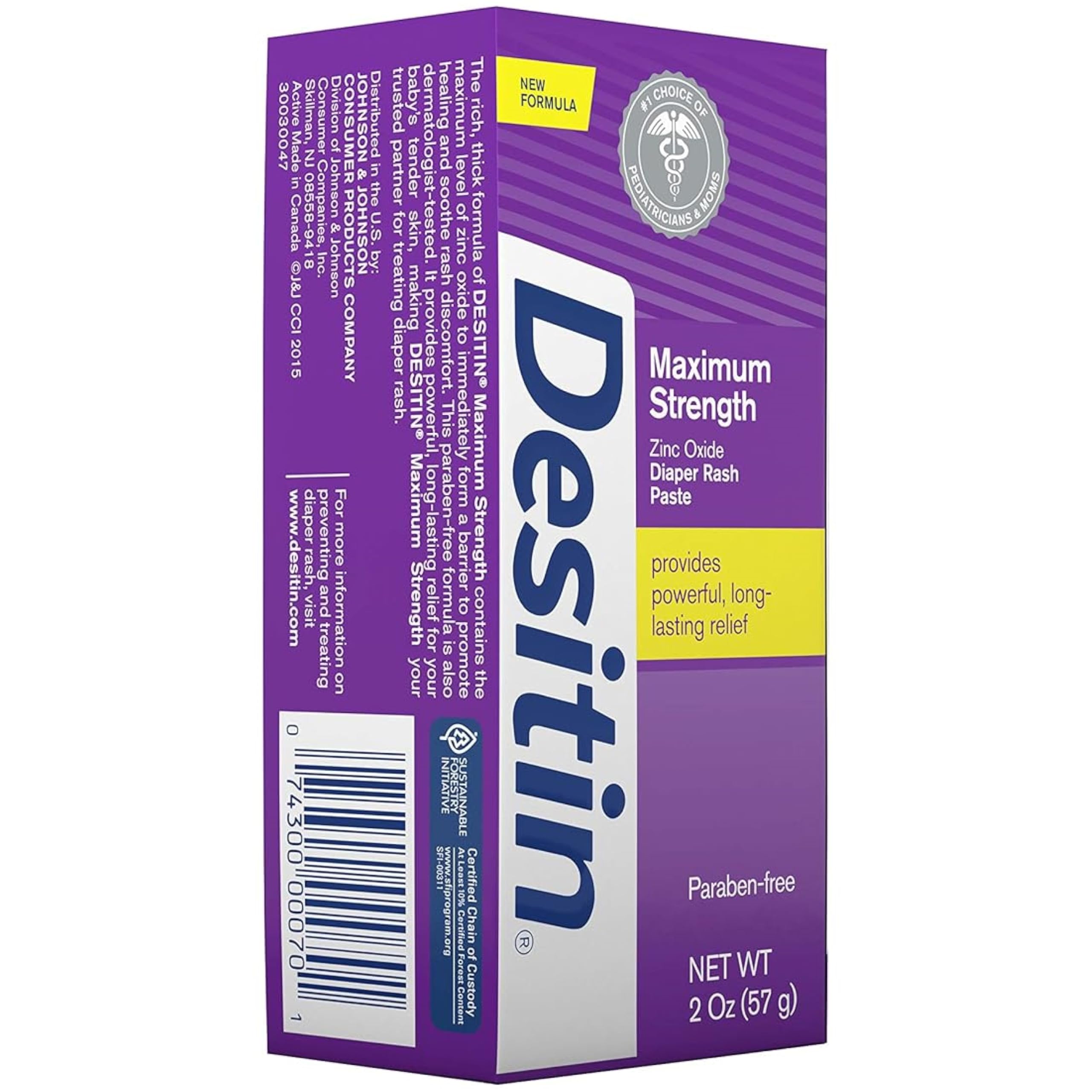 Desitin Diaper Rash Original Ointment 2 oz (4 Pack)