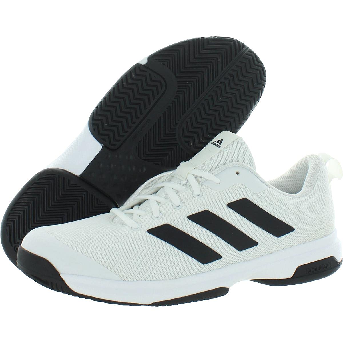 adidas Mens Game Spec Fitness Athletic Tennis Shoes White 8 Medium (D)
