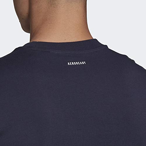 adidas mens Color Shift Logo Tee Ink Medium