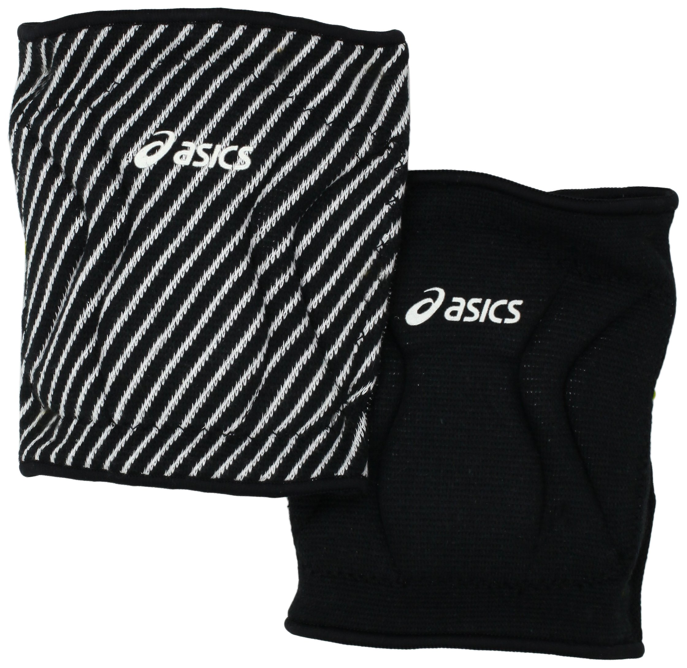 ASICS Replay Reversible Knee Pad, One Size Fits All, Black/White