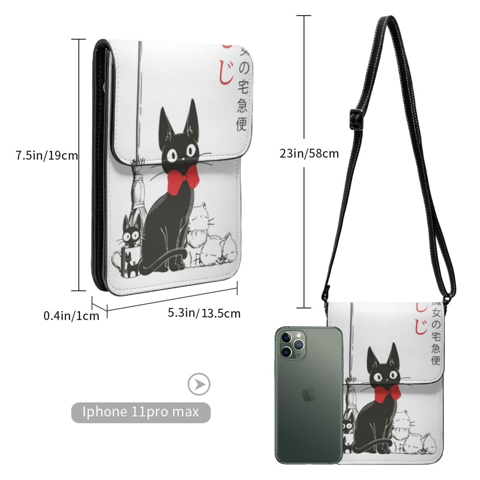 KAMIZE Small Crossbody Cell Phone Purse For Women, Mini Messenger Shoulder Handbag Wallet