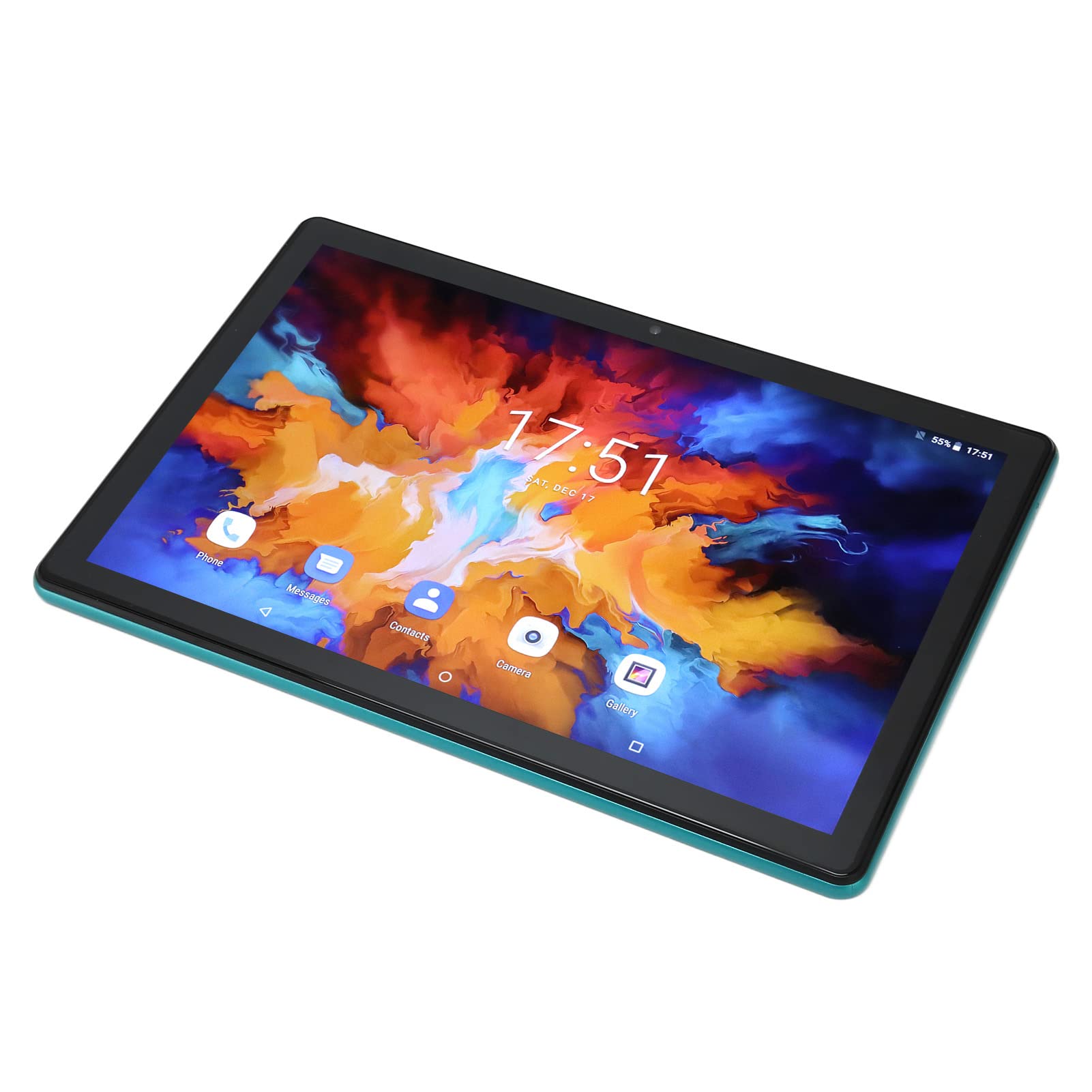 AMONIDA 10.1in Smart Phone Tablet, Support 4GLTE 100‑240V Fast Charging 8GB RAM 128GB ROM Tablet PC Dual Card Slot for Office for Studying (US Plug)