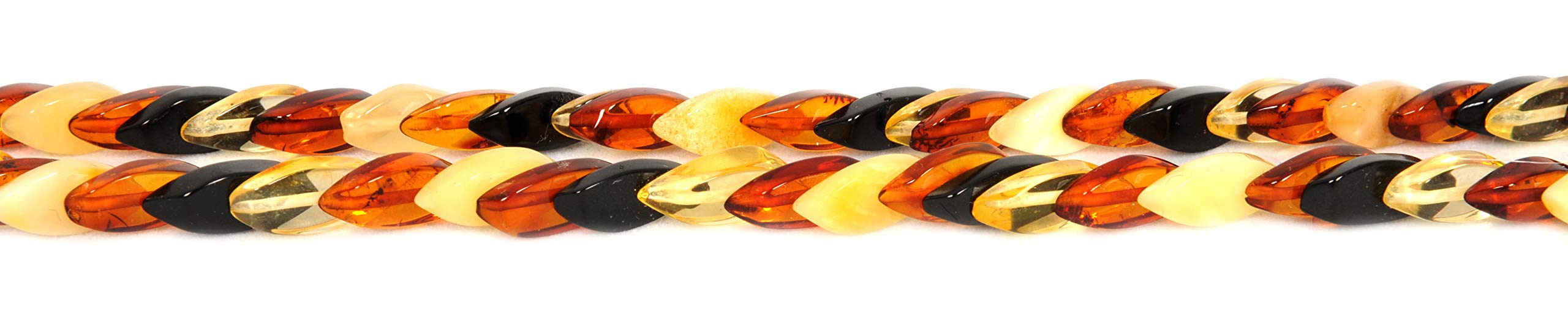 AMBERAGE Natural Baltic Amber Necklace for Adults (45CM 17.72INCH)