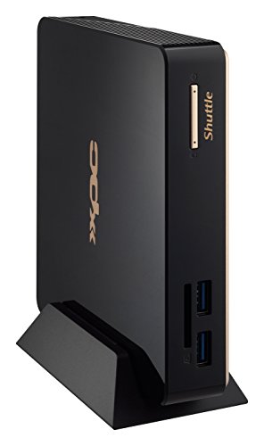 Shuttle XPC Nano NC01U3 Intel Broadwell Core i3-5005U, Support 4K Ultra HD Video, DDR3L SODIMM Max 16GB,Black