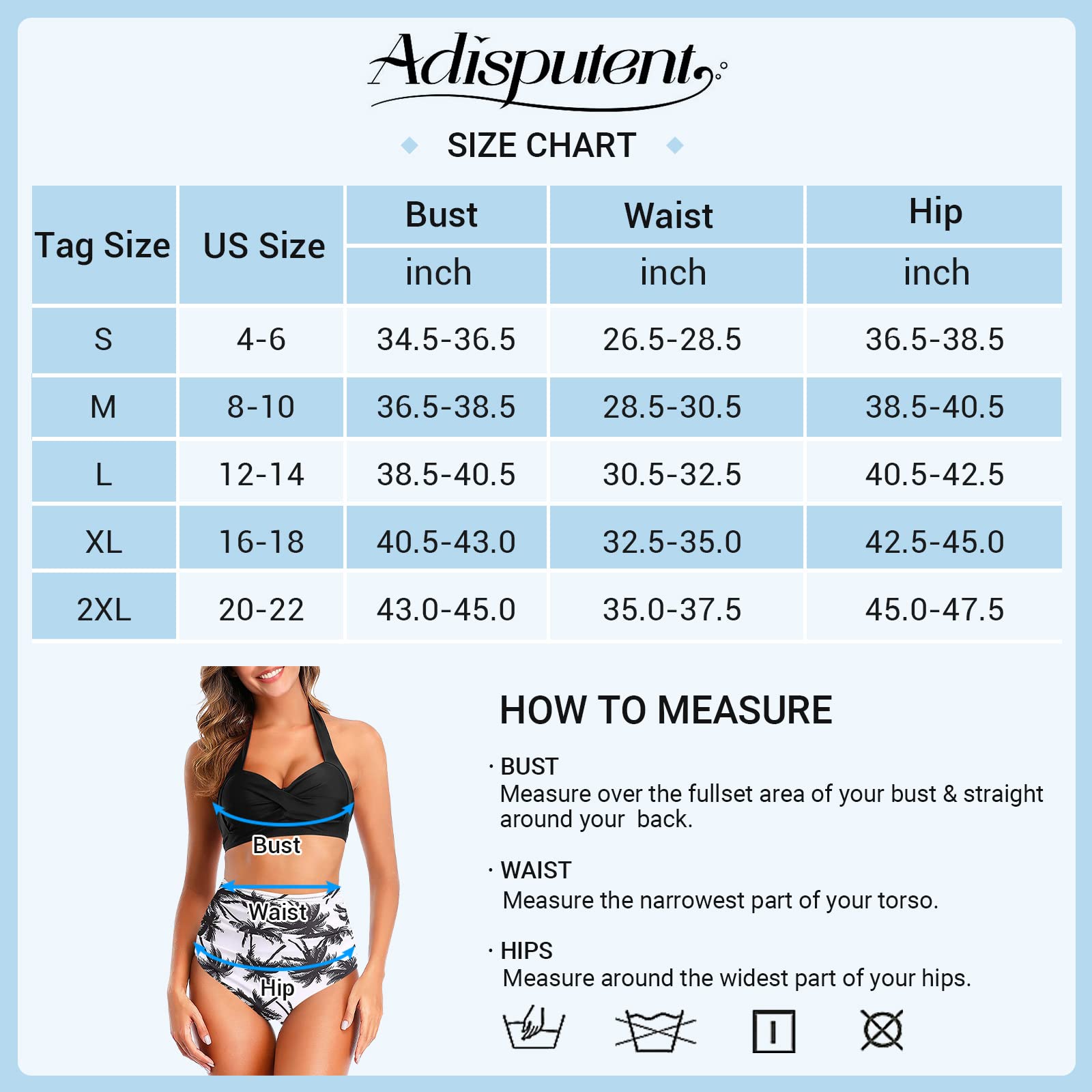 Adisputent Womens High Waisted Bathing Suits Push Up Halter Top Ruched Bottoms Bikini Sexy Tummy Control Two Piece Swimsuits Black S
