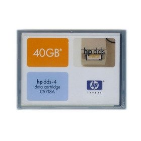 HP Tape, 20/40GB DDS 4, Part # C5718A, Blue, 4mm Tape, 1 Count