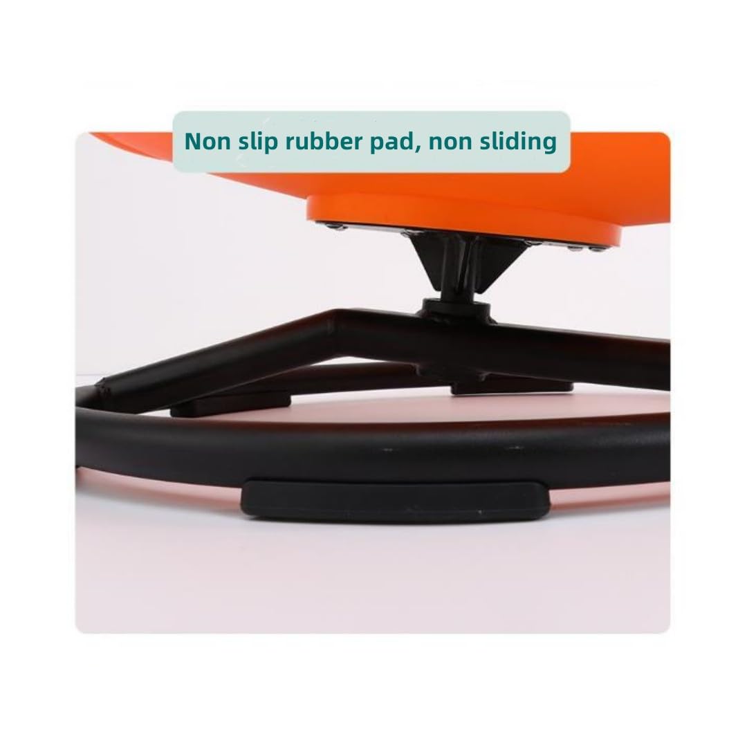 Body Vestibular Balance Training Rotary Table, Household Circular Rotary Chair,Comfortable and Durable Spinning Chair for Autism, Ideal for Sensory Integration Therapy (Green)