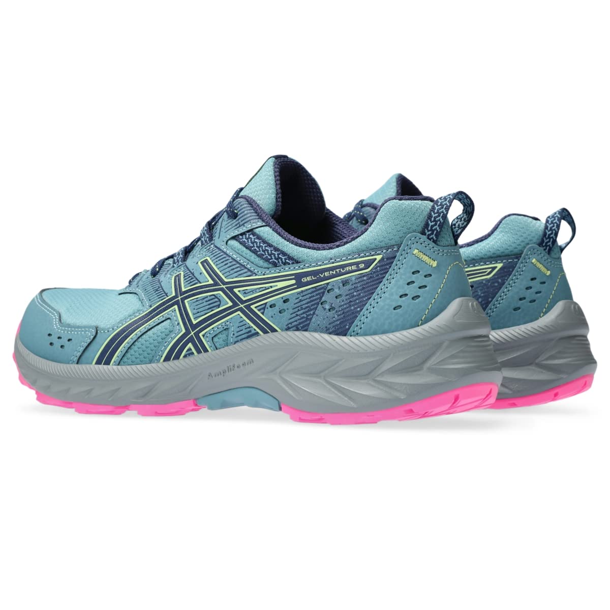 ASICS Women's GEL-VENTURE 9 Running Shoes, 10, GRIS BLUE/DEEP OCEAN