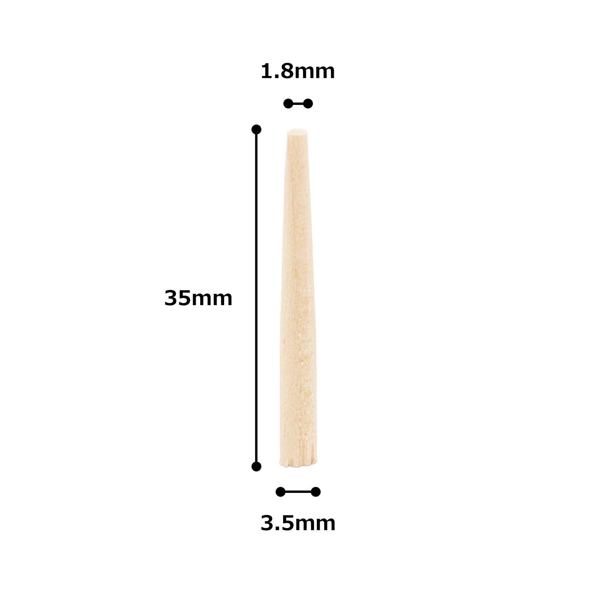 KAKURI Taper Drill Bit for Wooden Nails 9/64 inch (3.5mm), 1/4 inch Hex Shank, Titanium Coated