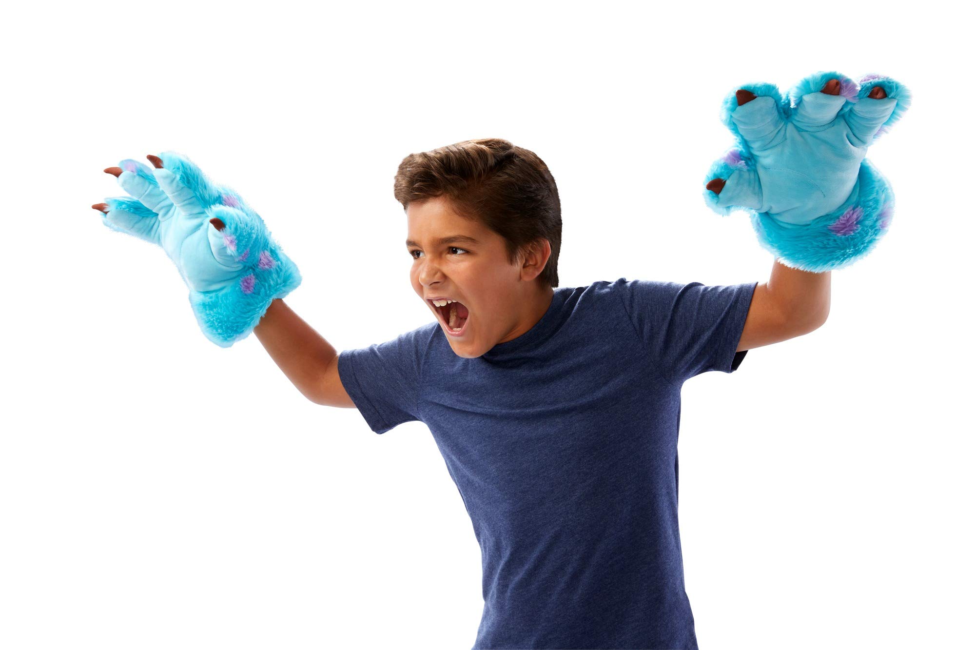 Disney and Pixar Monsters, Inc. Sulley Plush Claw Wearable Life Size Gloves Roleplay Toy For Kids 3 Yrs and Up